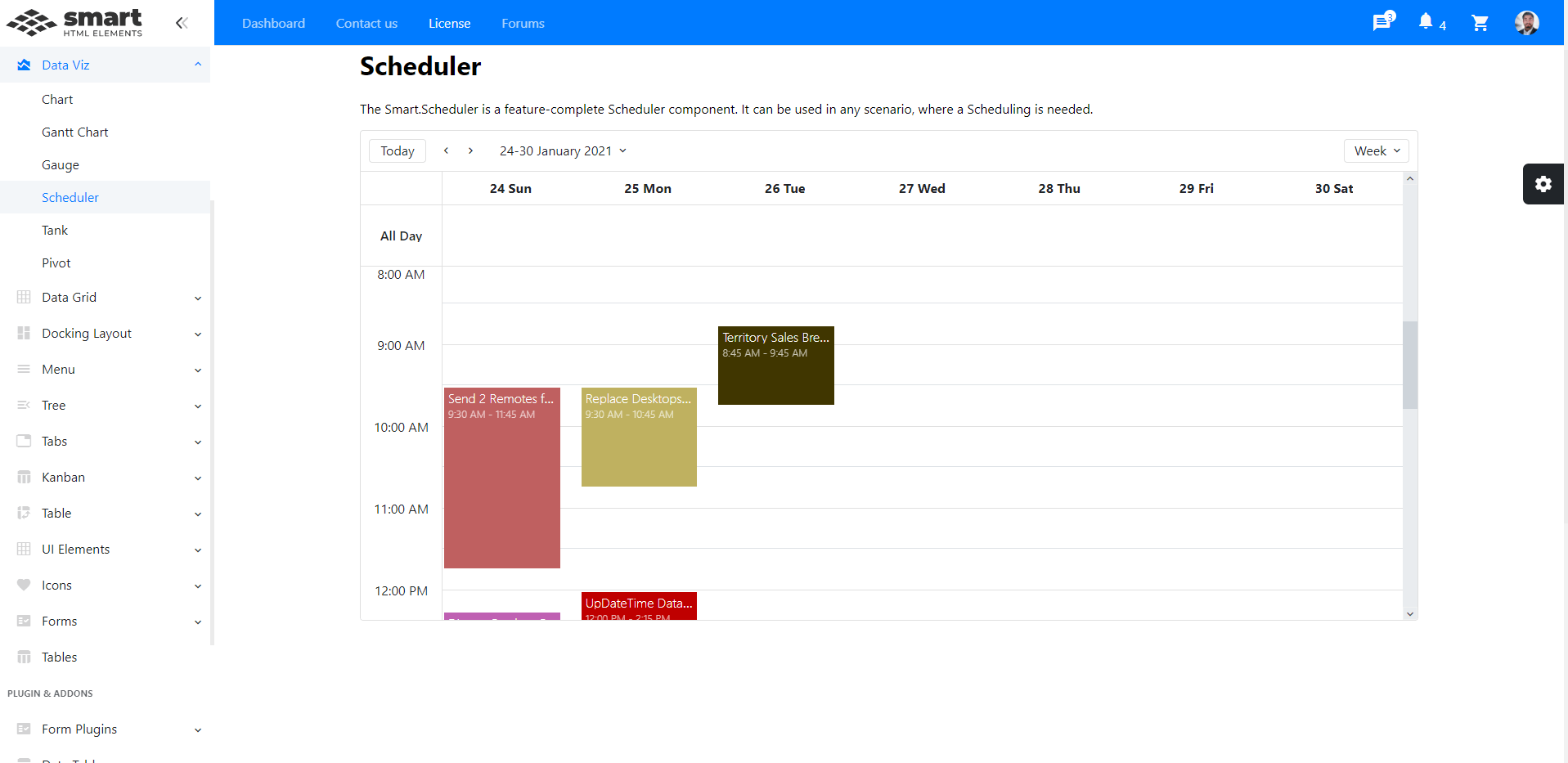 Blazor UI Component Library Smart UI For Blazor