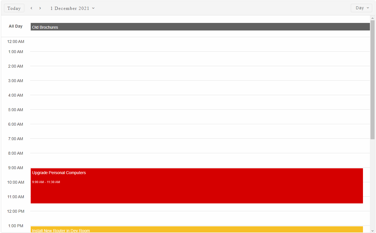 Blazor Scheduler - Day View Help Docs | Blazor Documentation | https ... Blazor Scheduler - Day View Help Docs | Blazor Documentation | https ...